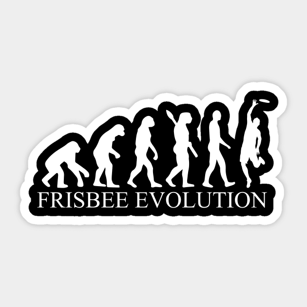 The Evolution Of Ultimate Frisbee - Frisbee - Sticker | TeePublic