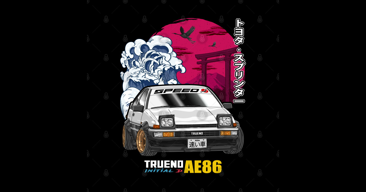 Nippon Toyota Sprinter Trueno (AE86) 1986 - Toyota Ae86 - Posters and ...