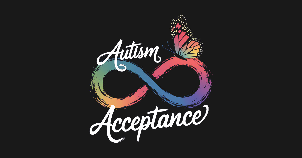 Autism Red Instead Infinity Symbol Autistic Acceptance - Autism Red ...