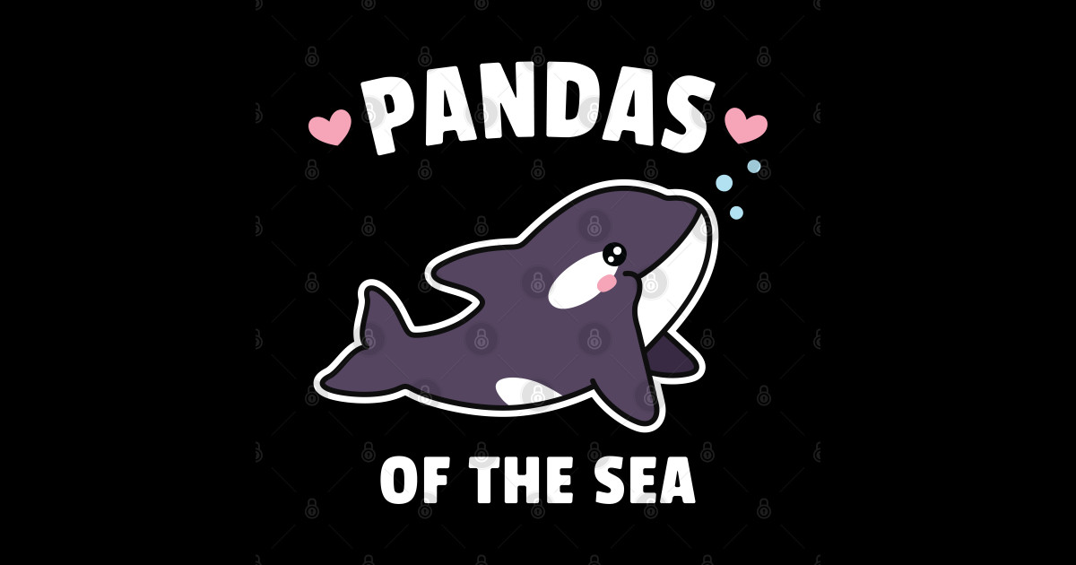 Cute Orca, Pandas Of The Sea - Cute Orca - Posters and Art Prints ...