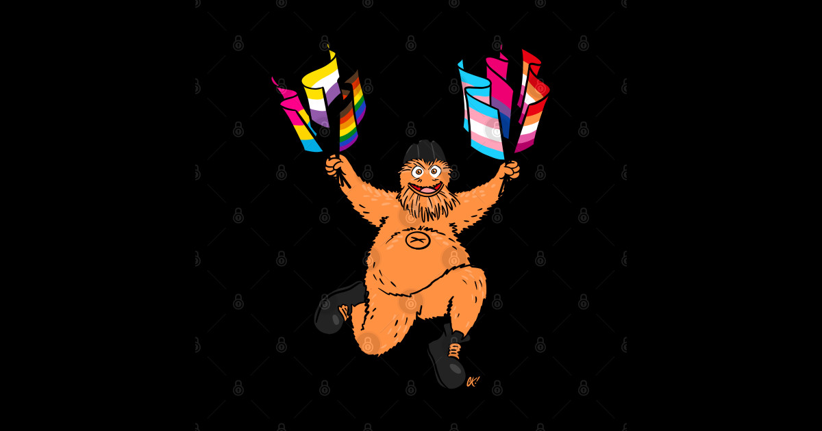 Gritty Pride - Pride - Sticker | TeePublic