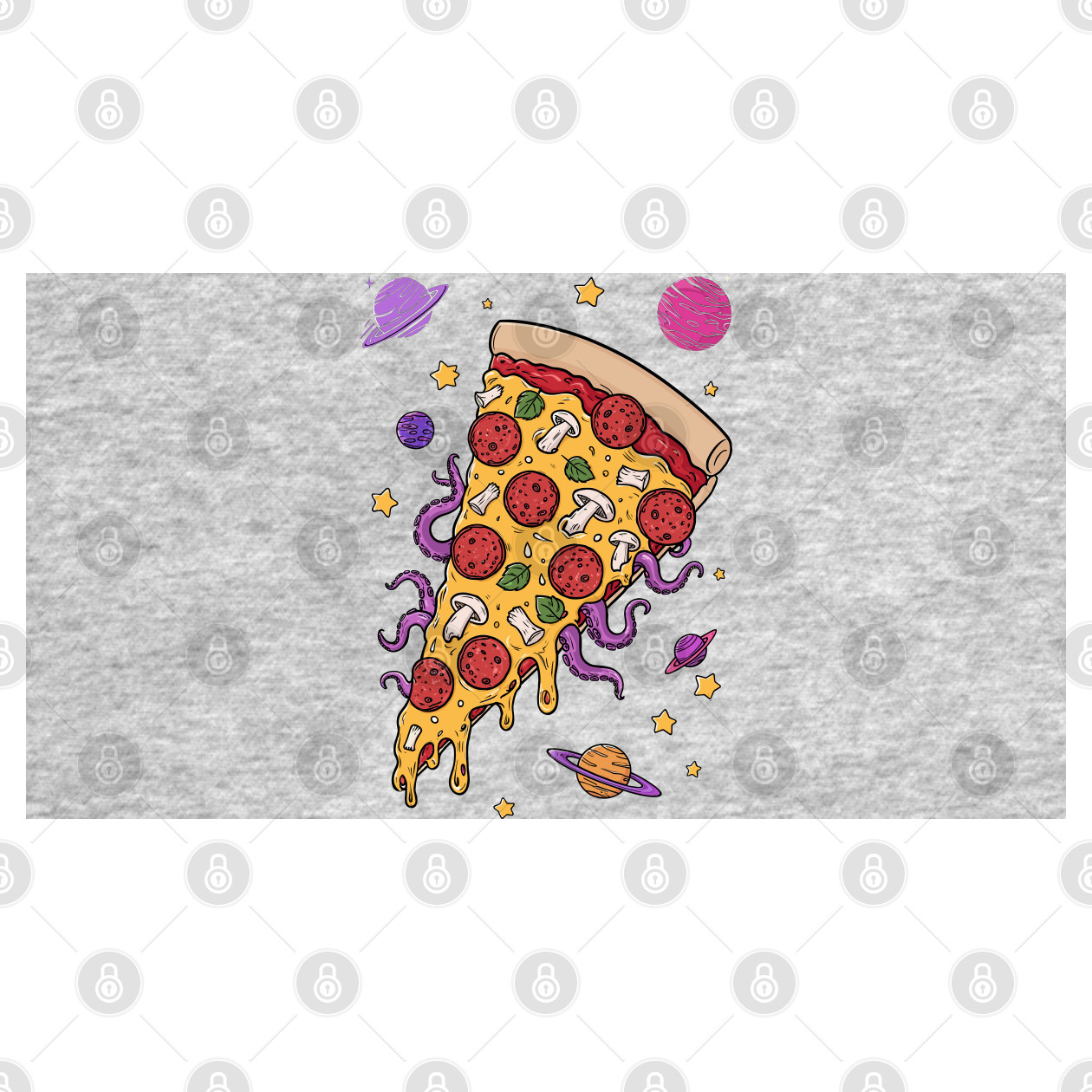 Psychedelic pizza - Psychedelic - T-Shirt | TeePublic