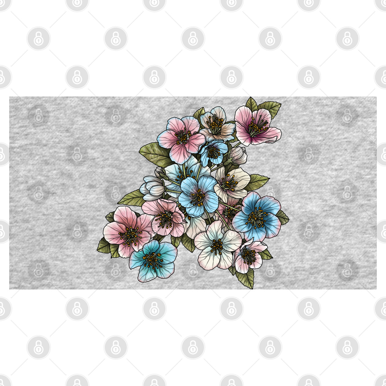 Trans Cherry Blossoms - Cherry Blossom - T-Shirt | TeePublic