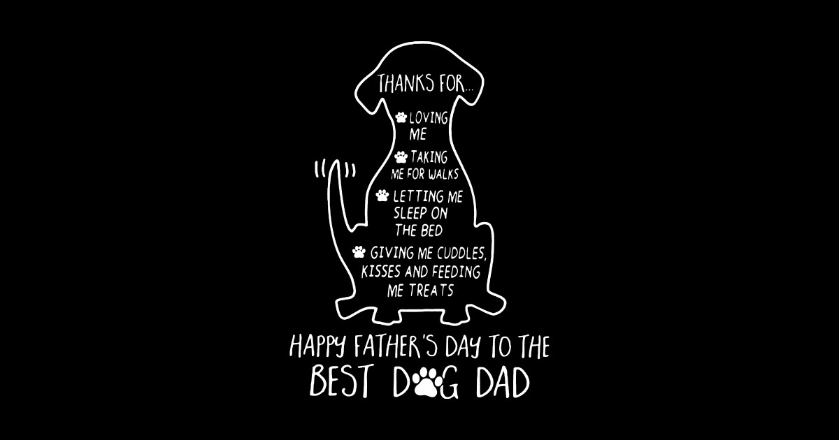 Happy Father Day Best Dog Dad - Happy Father Day Best Dog Dad - Sticker ...