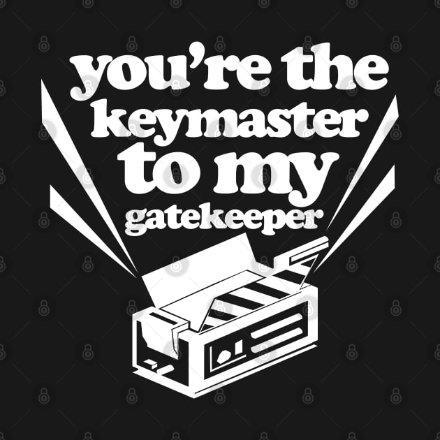 Keymaster Gatekeeper - Ghostbusters - T-Shirt | TeePublic