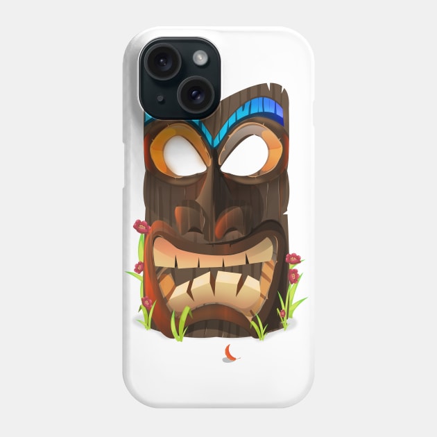 Tiki Mask - Tiki Mask - Phone Case | TeePublic