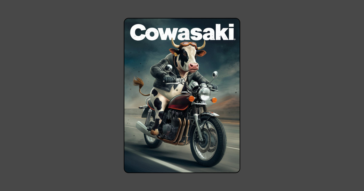 Cowasaki Dad Joke Pun Shirt - Dad Joke - T-Shirt | TeePublic