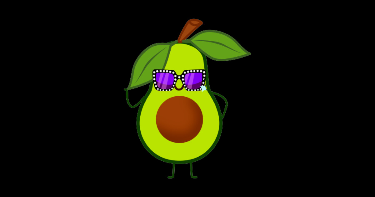Sexy Avocado Avocado Humor Sticker Teepublic