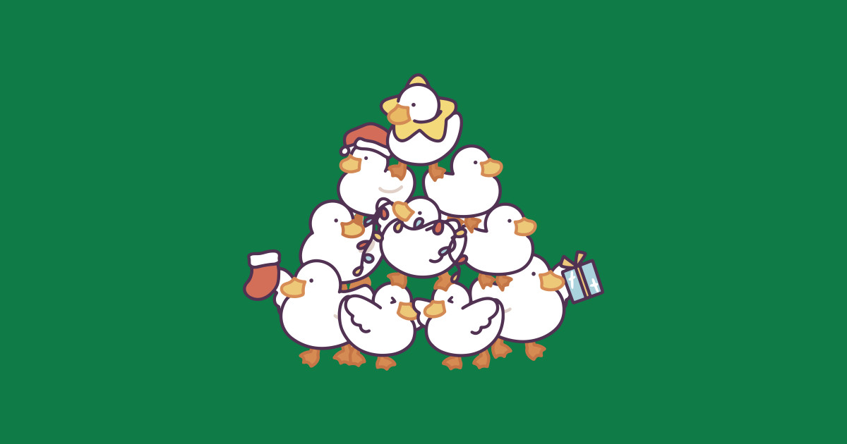 Duckmas Tree - Christmas Duck - T-Shirt | TeePublic