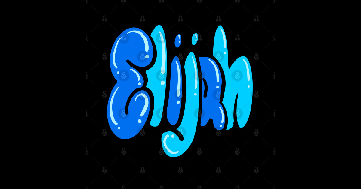 elijah name in blue Top 10 best personalized gifts for boys and men ...