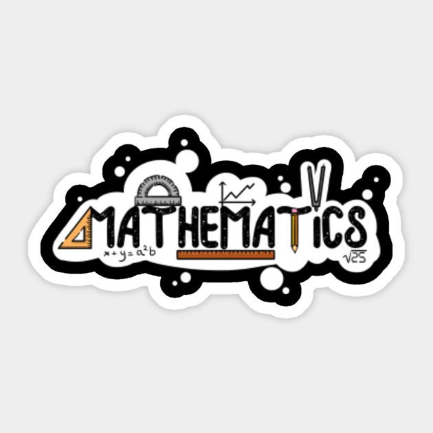 Funny science T-shirt math lovers T-Shirt "Math tools" - Math - Sticker ...