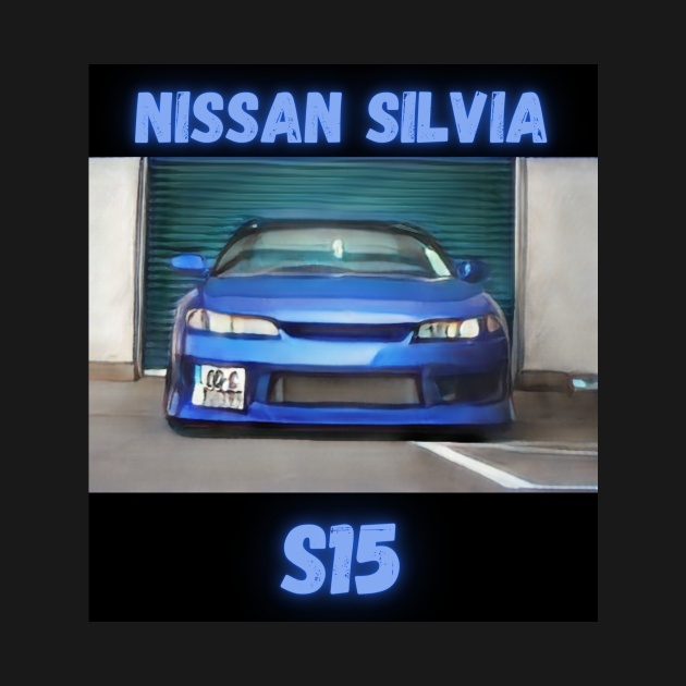 Nissan Silvia S15 - Cartoon Design - Nissan - T-Shirt | TeePublic