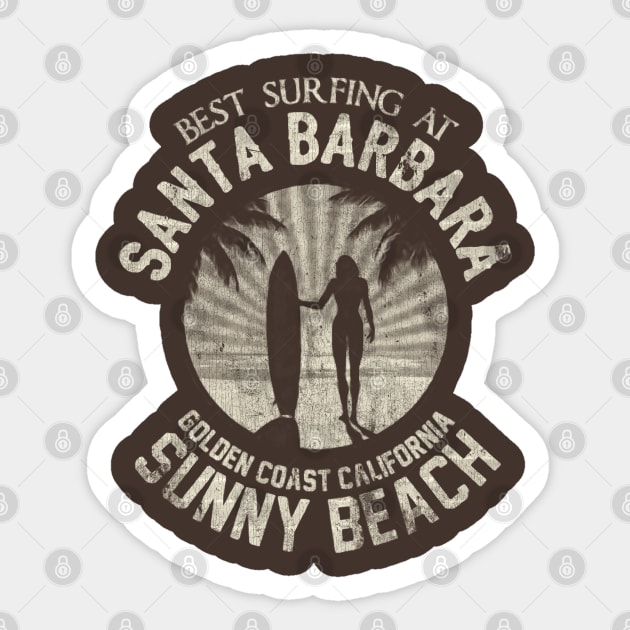 Santa Barbara - Paper Tape - Santa Barbara - Sticker | TeePublic