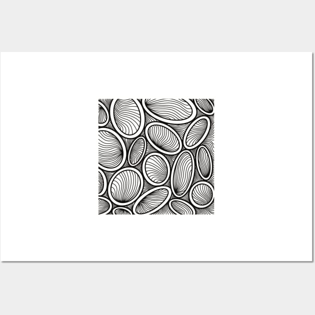 Zentangle Circles, Black and White Digital Illustration - Zentangle ...