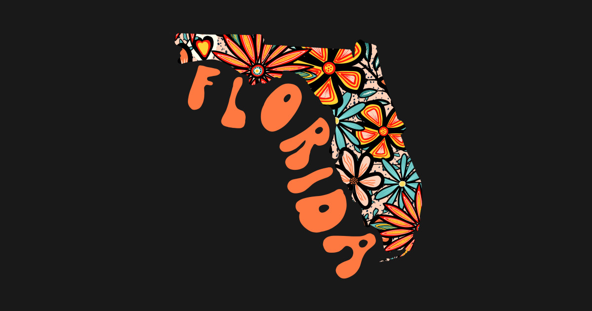 Florida State Design | Artist Designed Illustration Featuring Florida ...