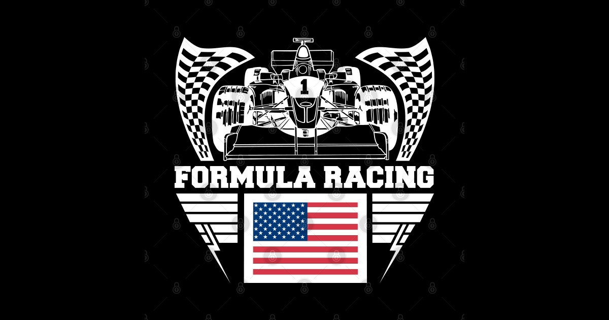 American Formula Racing Car - Formula One - Sticker | TeePublic
