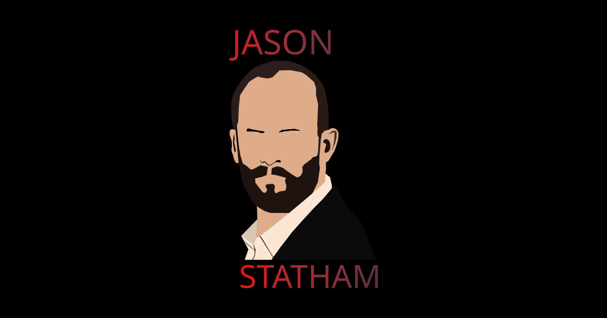 Jason Statham illustration - Jason Statham - Sticker | TeePublic