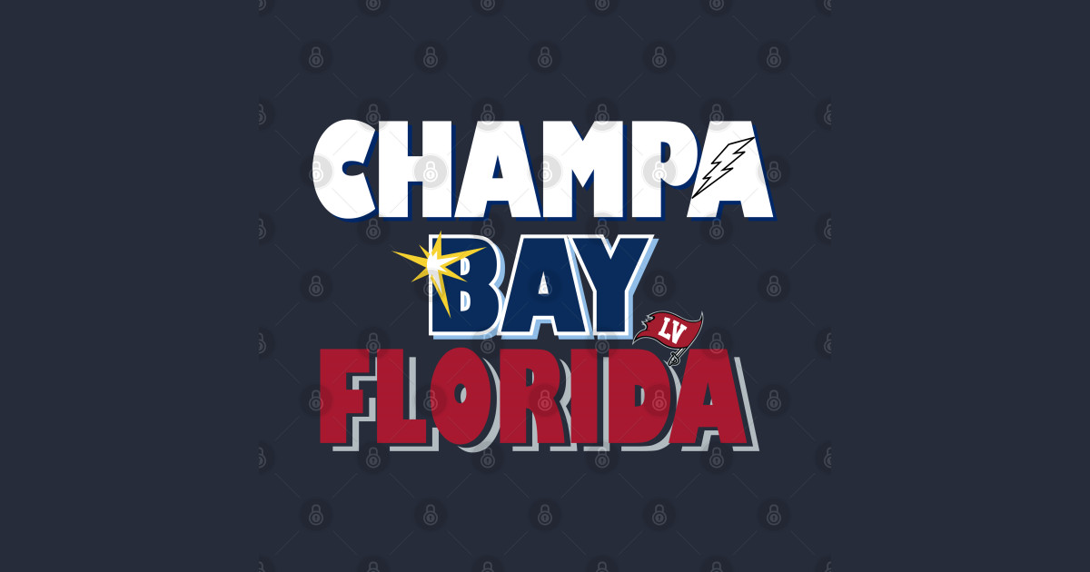 CHAMPA BAY FLORIDA - Tampa Bay - T-Shirt | TeePublic