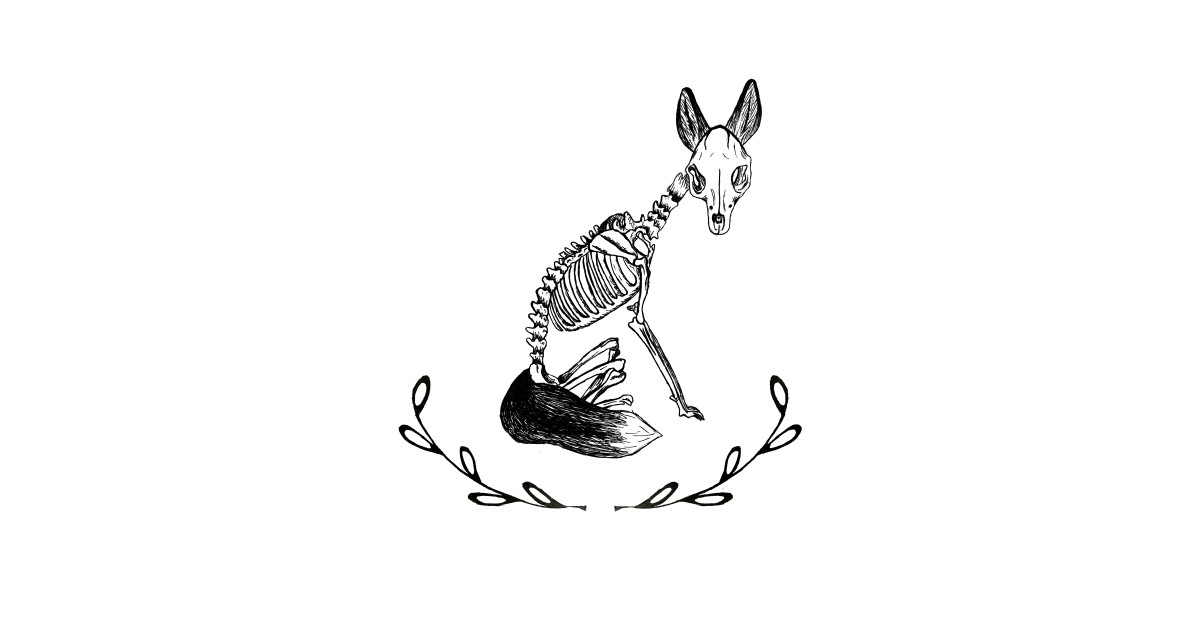 Fox Skeleton - Skeleton - T-Shirt | TeePublic