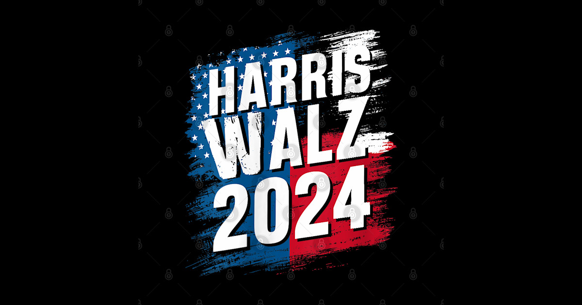 Womens Kamala Harris Tim Walz Waltz - Harris Walz 2024 - Posters and ...