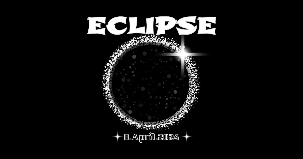 eclipse 2024 - Solar Eclips - Sticker | TeePublic