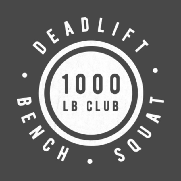 1,000 lb Pound Club power lifter body builder strength - 1000 Pounds ...