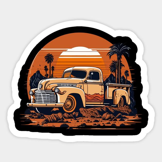Classic Car Design - Classic Cars - Sticker | TeePublic
