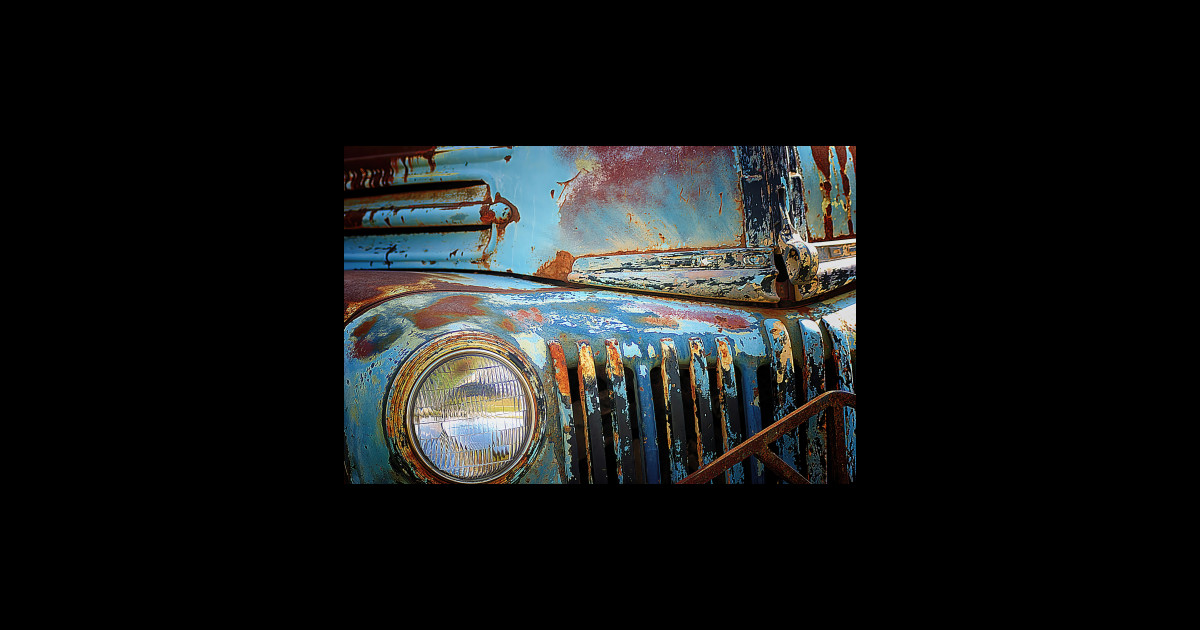 Weathered Relic - Rusted Truck - Sticker | TeePublic