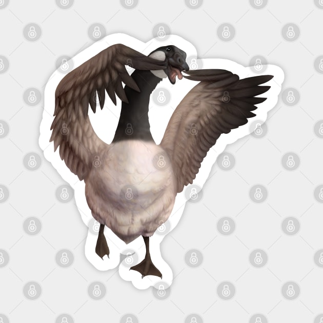 Silly Goose - Canadian Goose - Silly Goose - Magnet | TeePublic