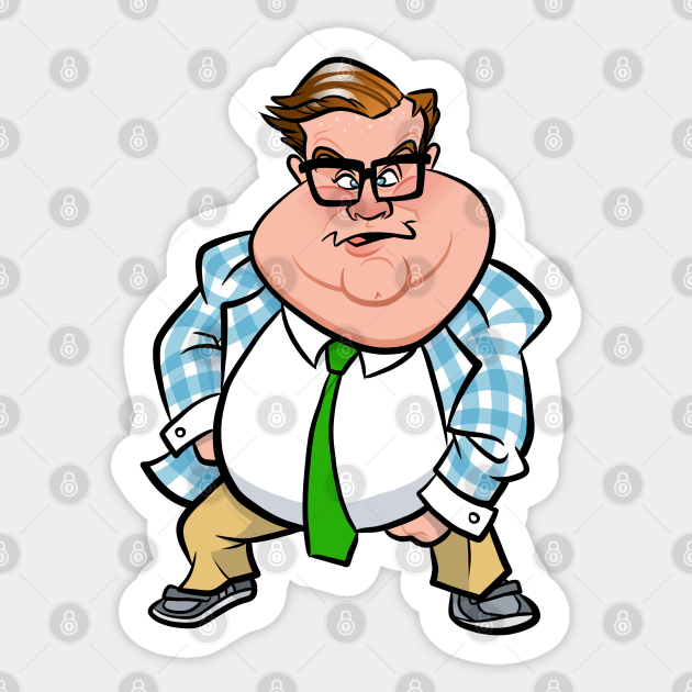 Motivational Speaker - Chris Farley - Sticker | TeePublic