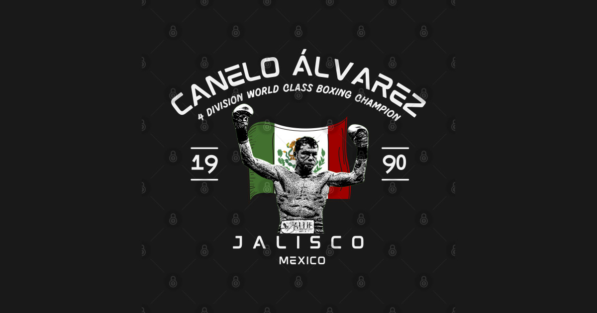 Canelo Álvarez Mexican Flag - Canelo Alvarez - T-Shirt | TeePublic