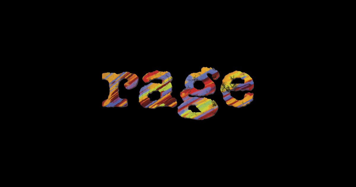 Rage Vintage Worn Look - Rage - Sticker | TeePublic