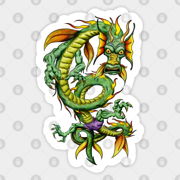 Fing Fang Fabulous - Dragon - Sticker | TeePublic