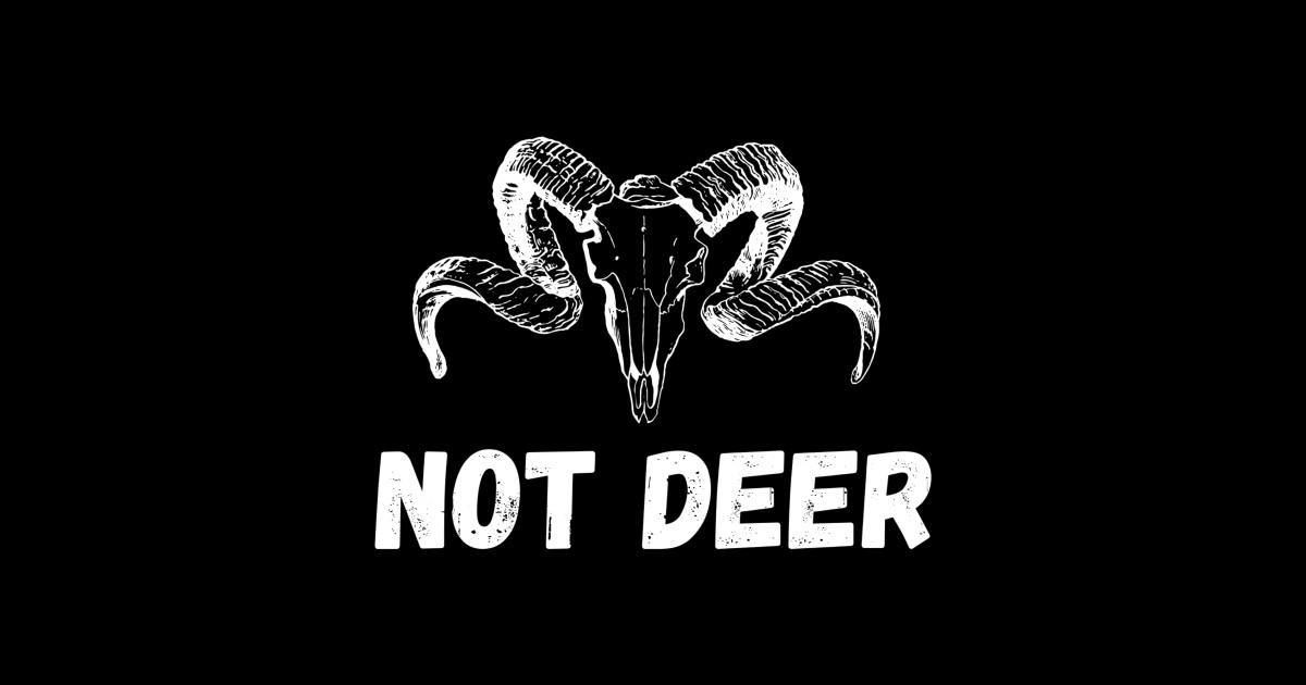 Wendibruh wendigo phrase - Not Deer - Not Deer - Pin | TeePublic
