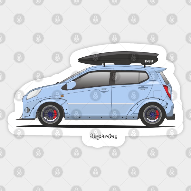 Perodua Axia Daihatsu Ayla Widebody Kit - Daihatsu - Sticker | TeePublic