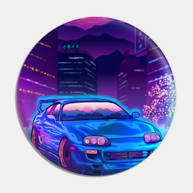 Toyota Supra mk4 Car Synthwave Tokyo City - Toyota Supra Mk4 Car ...