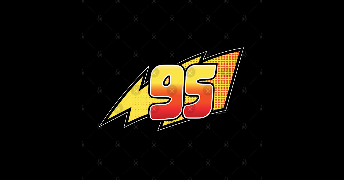 Lightning 95 - Lightning Mcqueen - Sticker | TeePublic