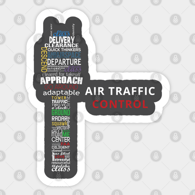 Air Traffic Controller - Aviation - Sticker | TeePublic