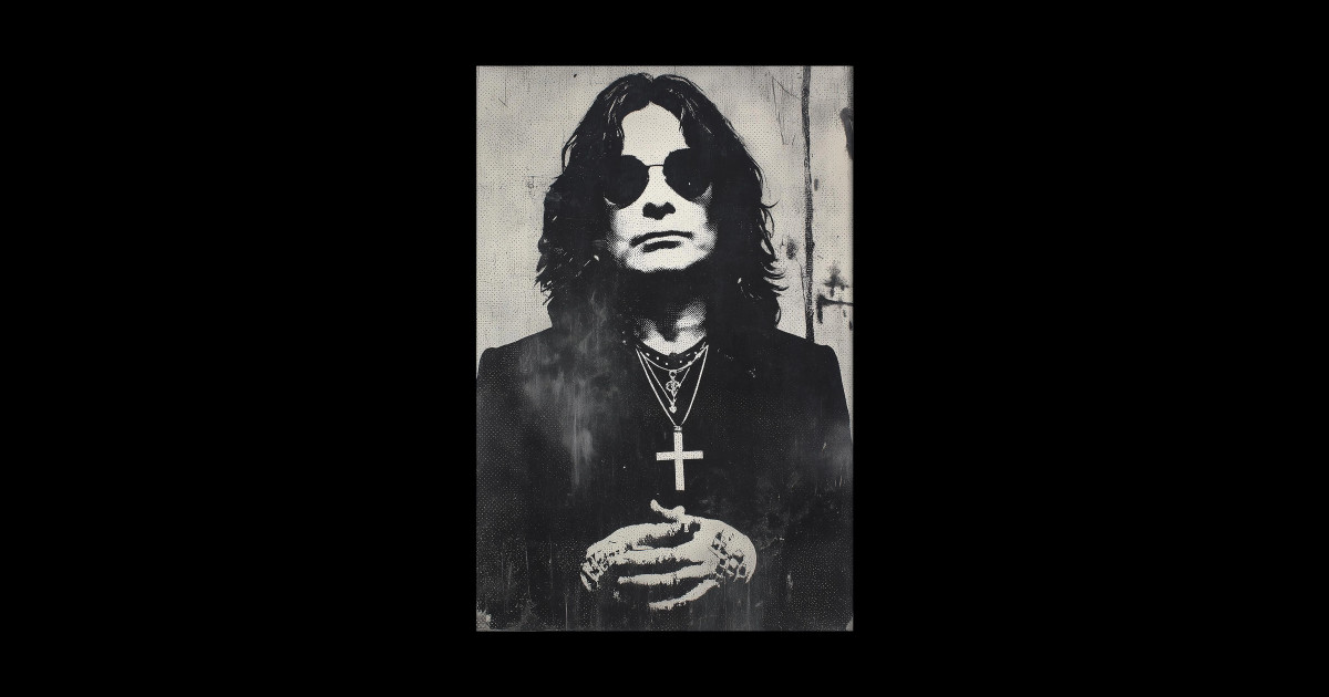 Ozzy Osbourne Vintage Retro Rest In Peace - Ozzy Osbourne - Sticker ...