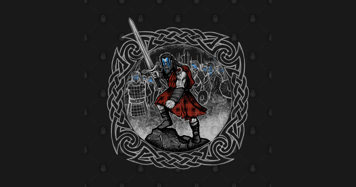 Highlander Charge - Celtic - T-Shirt | TeePublic