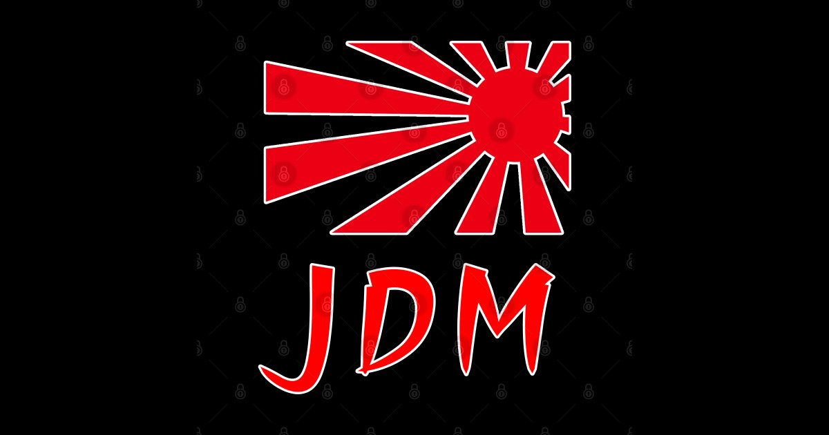 JDM Flag - Bumper - Sticker | TeePublic