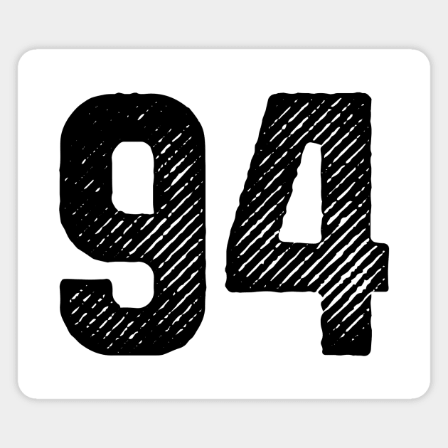 Ninety Four 94 - 94 Years Old - Sticker | TeePublic