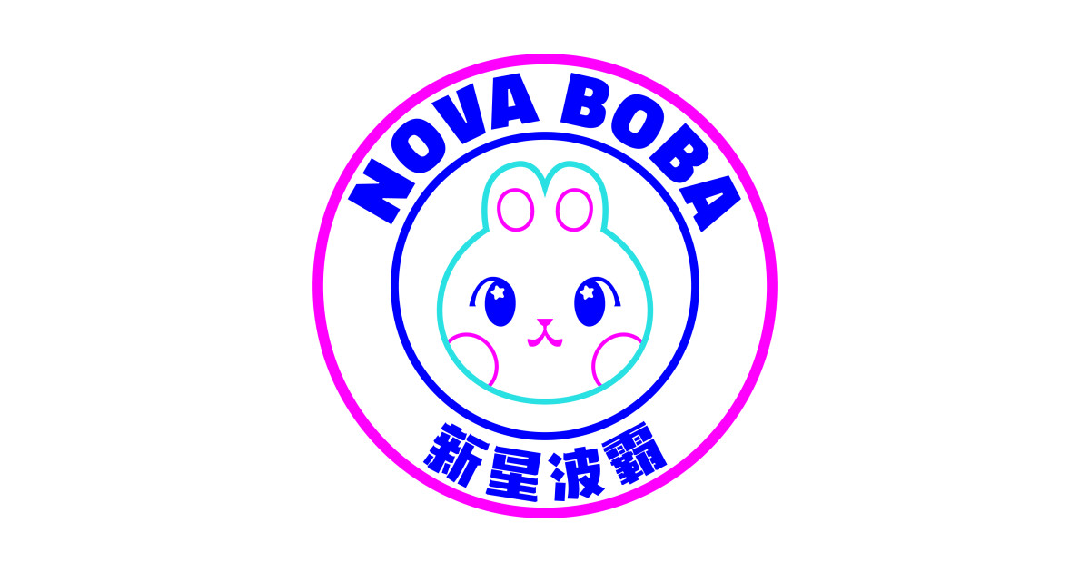 Bubble Boba Tea - Nova Boba Colour - Boba Tea - T-Shirt | TeePublic