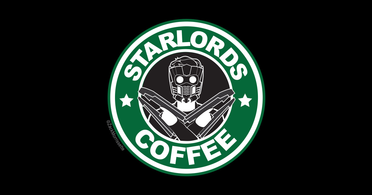 Starlords Coffee - Star Lord - Sticker | TeePublic