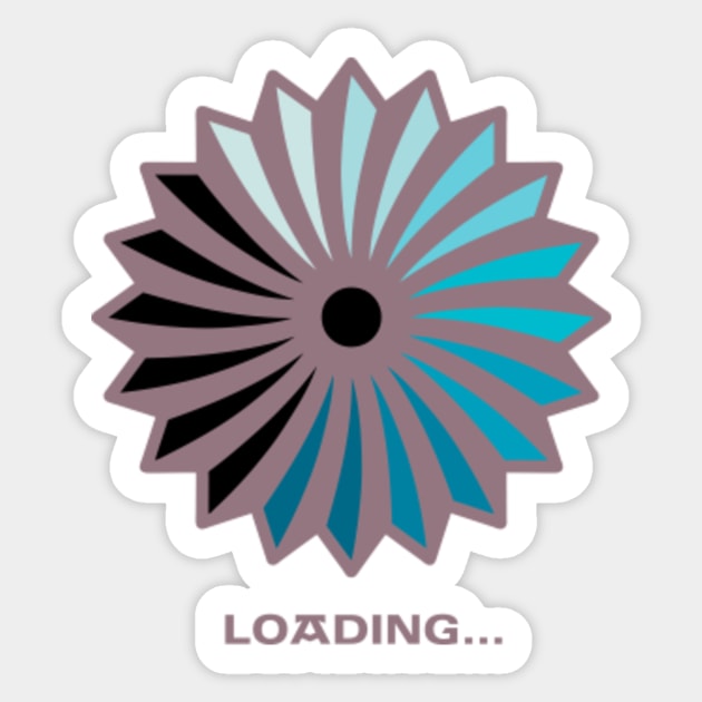 Loading ... - Loading - Sticker | TeePublic