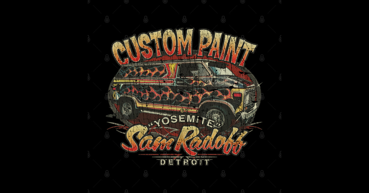 Custom Paint by Sam Radoff 1976 - Vanner - Mug | TeePublic