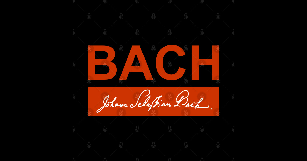 Bach - Signature - Red - Bach - T-Shirt | TeePublic