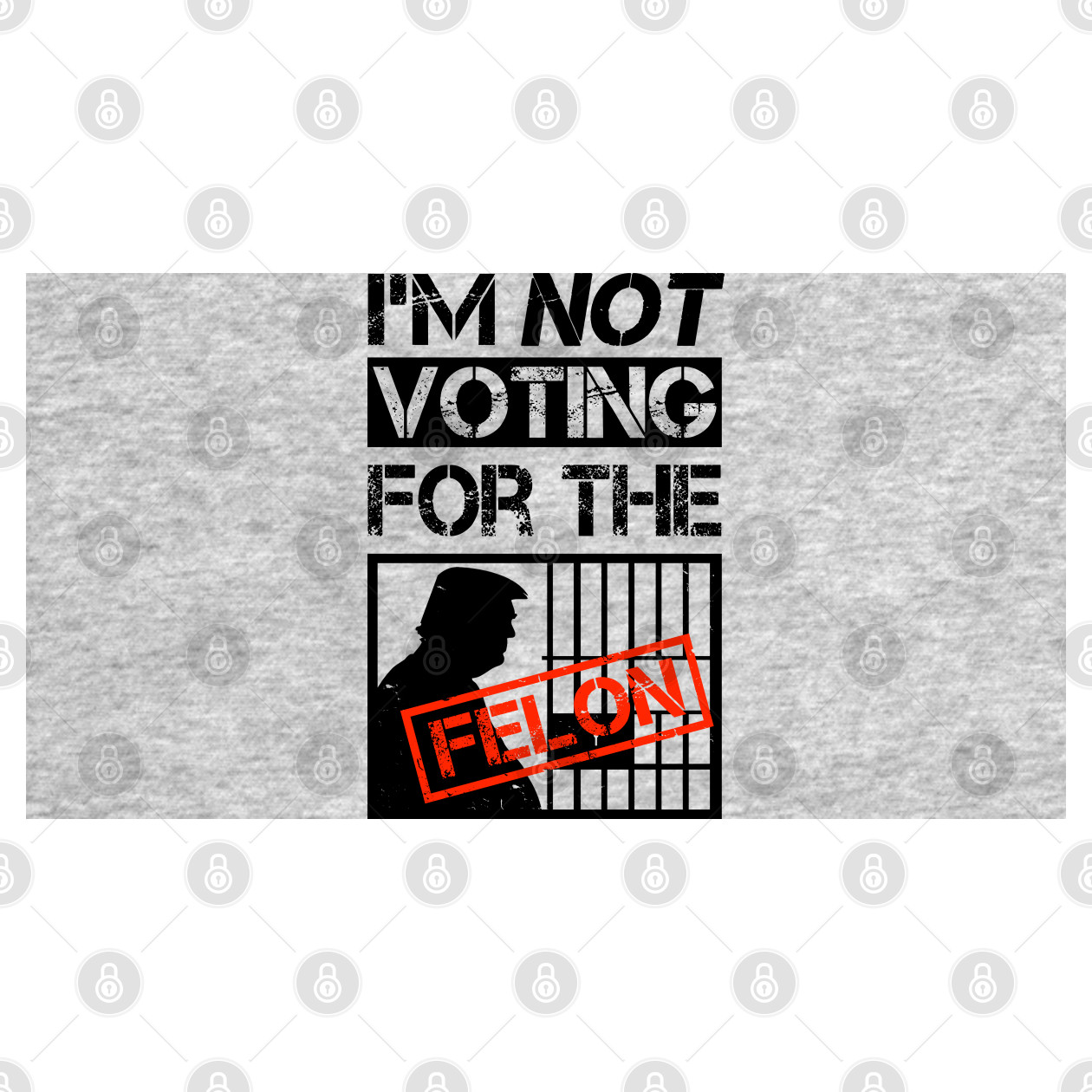 Voting for the Felon? NOT! Anti Trump 2024 - Voting For The Convicted ...