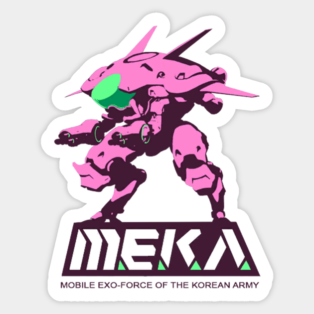 D.va MEKA - Dva - Sticker | TeePublic