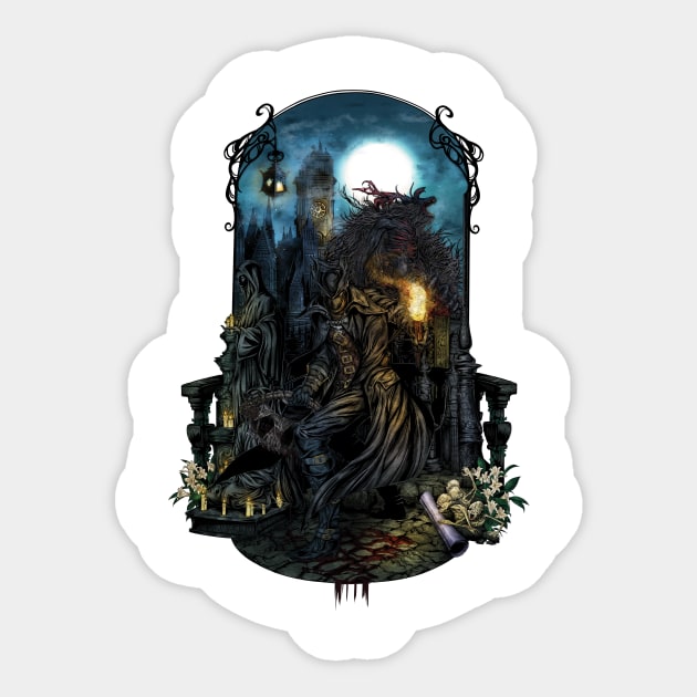 BloodBorne - Bloodborne - Sticker | TeePublic